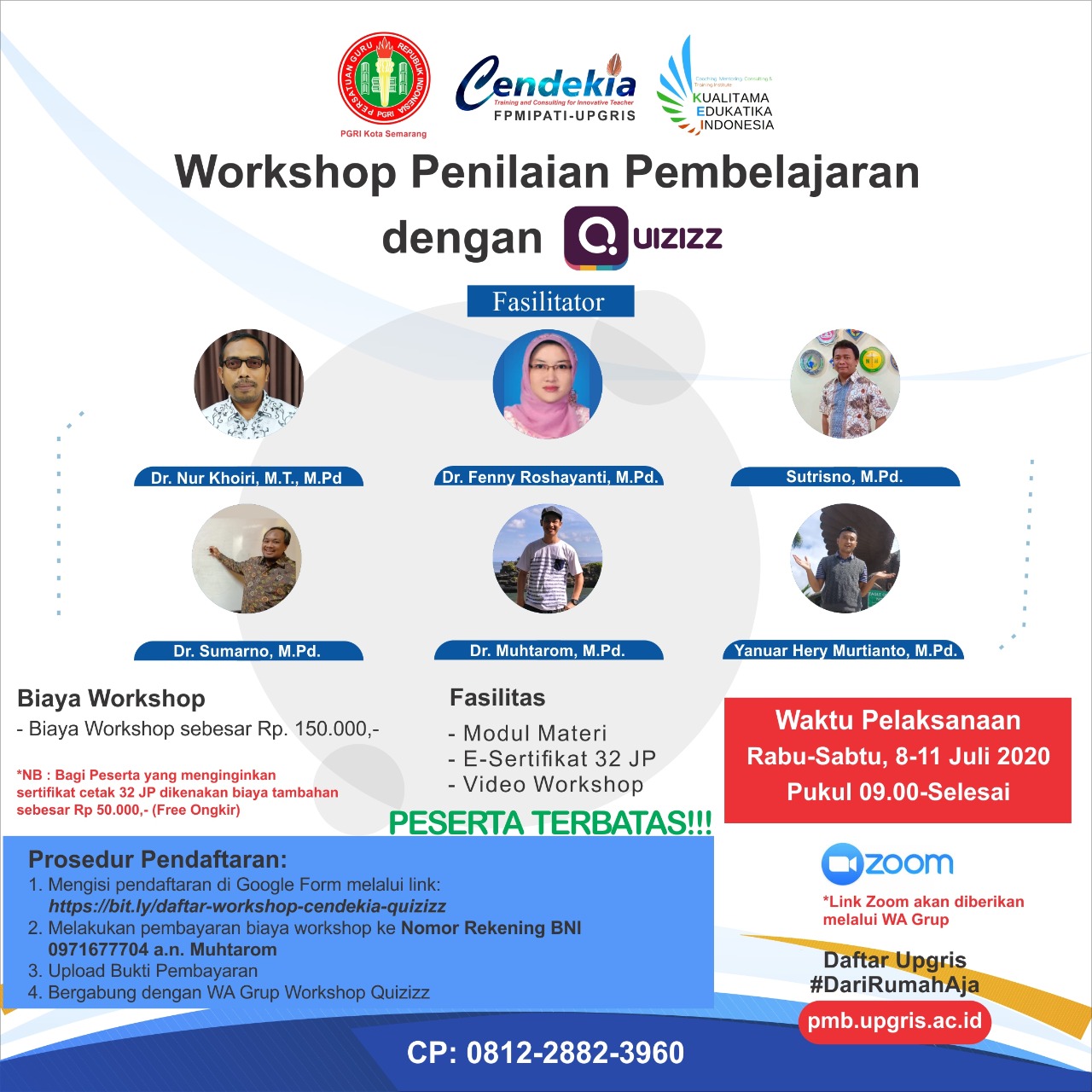 WORKSHOP PENILAIAN PEMBELAJARAN DENGAN QUIZIZZ – FPMIPATI – Universitas ...